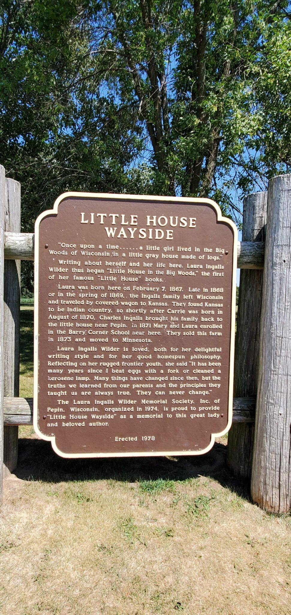 The Laura Ingalls Wilder Museum: A Little House in the Big Woods ...